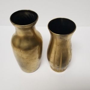 Accents | Gold Color Rustic Vase Set | Poshmark